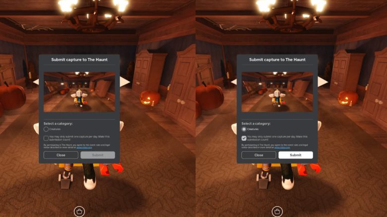 How To Submit Captures For Roblox The Haunt Event 2024 - Try Hard Guides