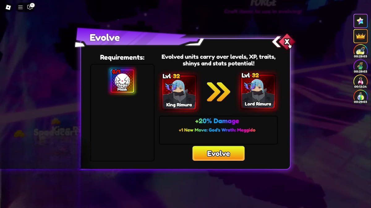 Anime Reborn King Rimura Guide - How to Get, Evolve, Stats - Try Hard ...