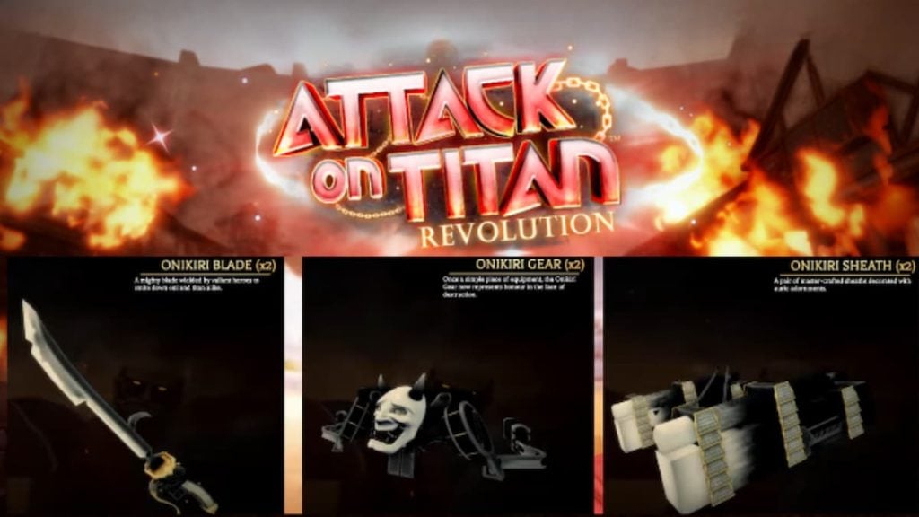 Attack on Titan Revolution Onikiri Gear Guide - How to Get [AoTR] - Try ...