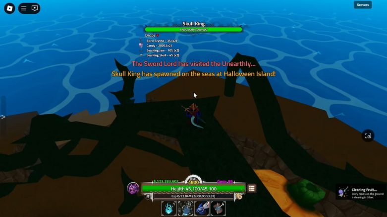 How To Spawn Skull King Boss In King Legacy [Update 7.1] - Try Hard Guides