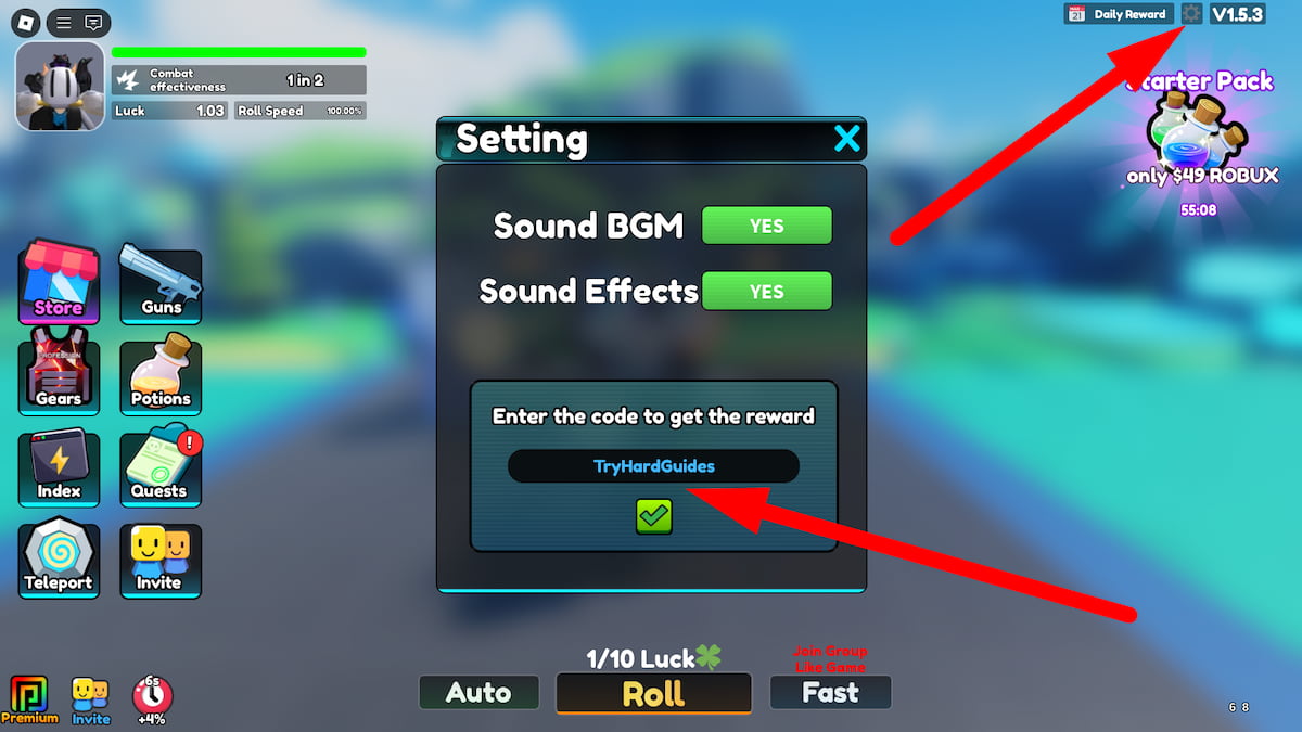 Guns RNG Codes [Xmas] (May 2026) - Try Hard Guides