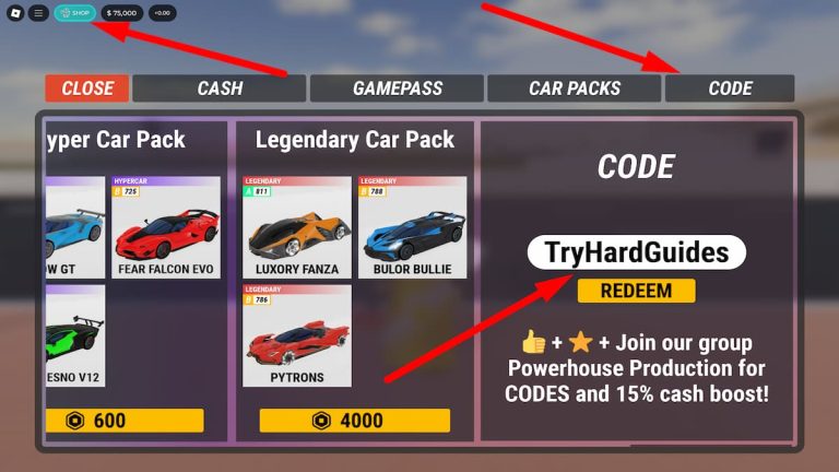 Drive X Codes [Cars] (June 2026) - Try Hard Guides