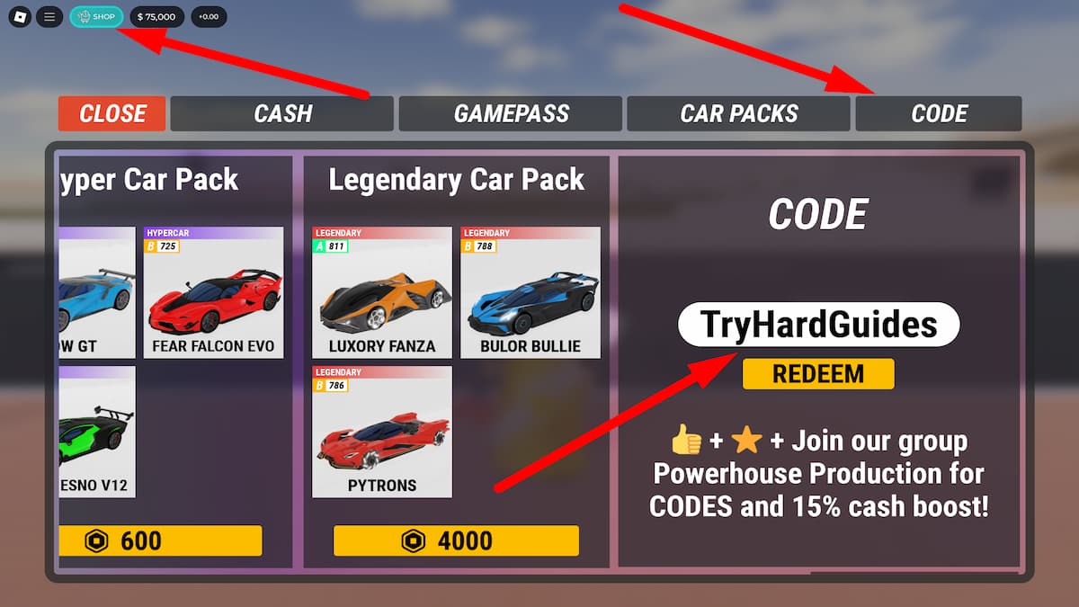 Drive X Codes [Cars] (May 2026) - Try Hard Guides