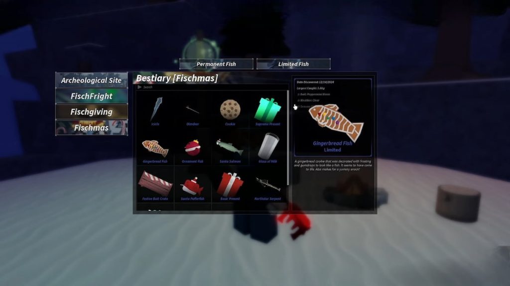 Fisch All Limited Fish in Winter Village Guide - Try Hard Guides