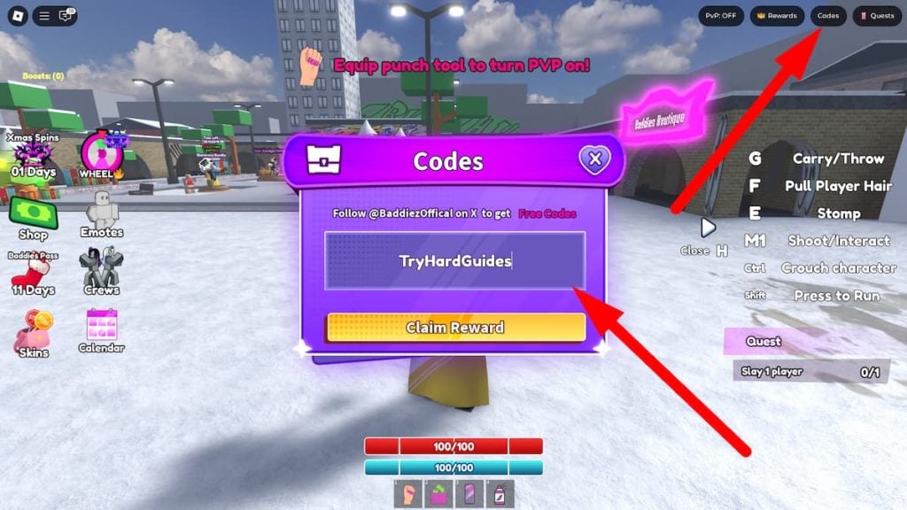Baddies Codes [Upd] (November 2025) - Try Hard Guides
