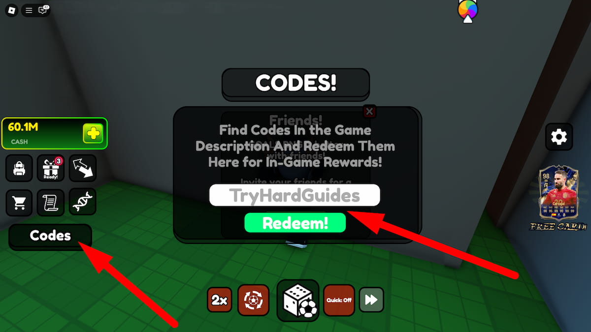 Goals RNG Codes (May 2026) - Try Hard Guides