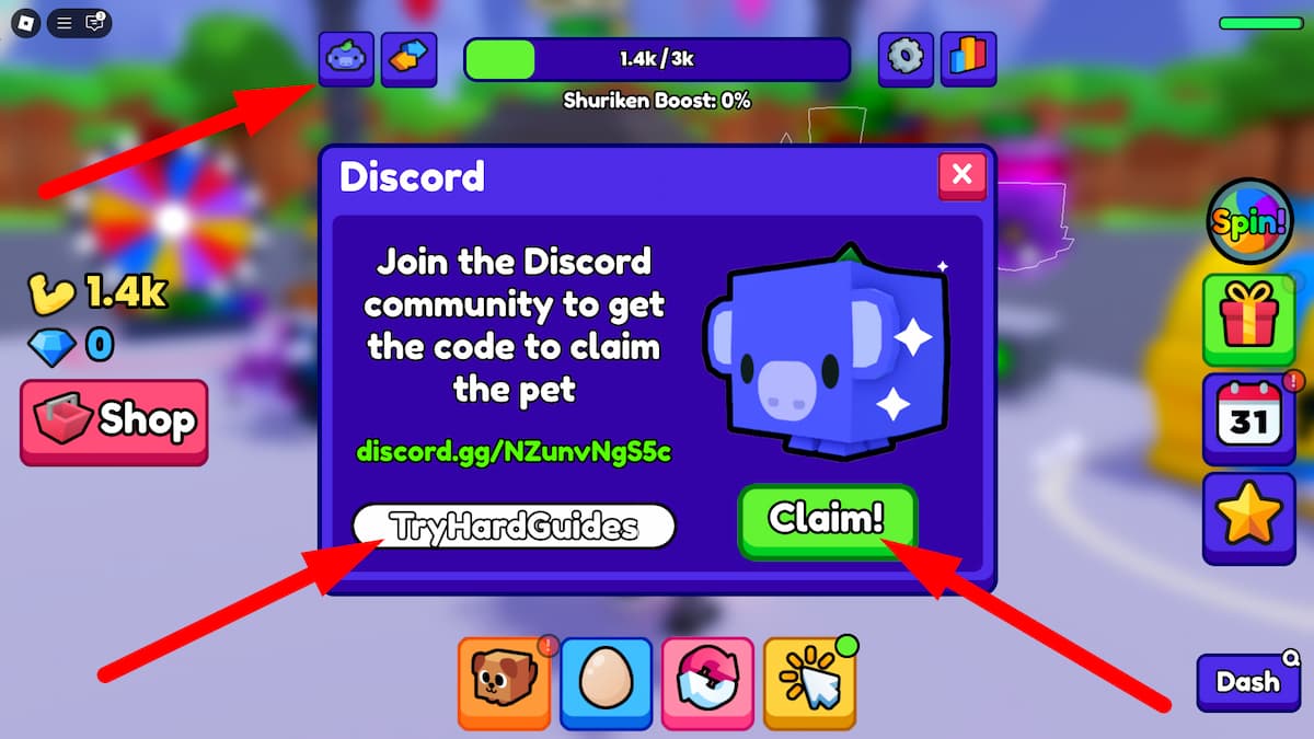 Shuriken Simulator Codes [Desert] (June 2026) - Try Hard Guides