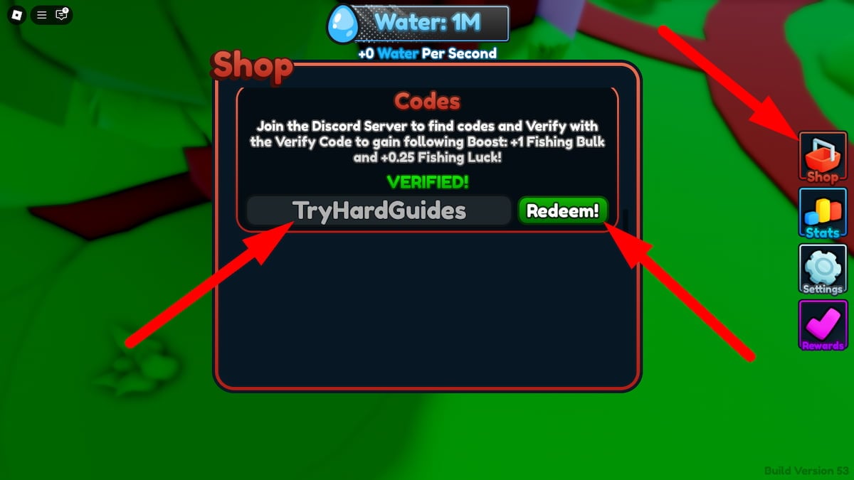 Water Pumping Incremental Codes [Upd 3] (June 2026) - Try Hard Guides