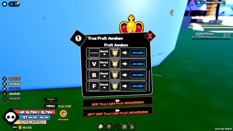 One Fruit Simulator True Light Fruit Guide - Try Hard Guides
