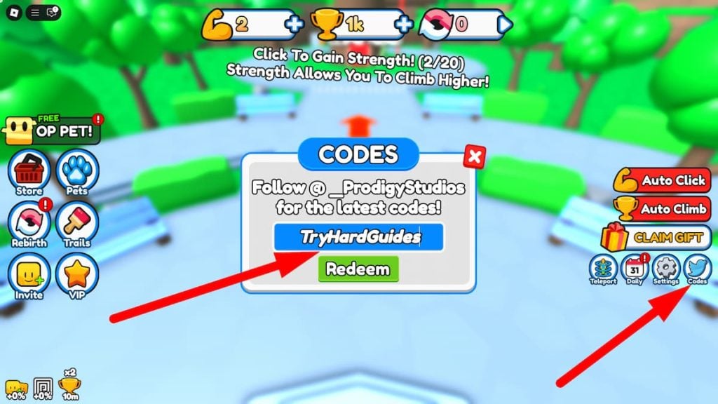 Climbing Simulator Codes (December 2025) - Try Hard Guides