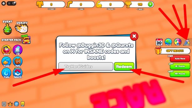 Muscle Swim Race Codes (June 2026) - Try Hard Guides