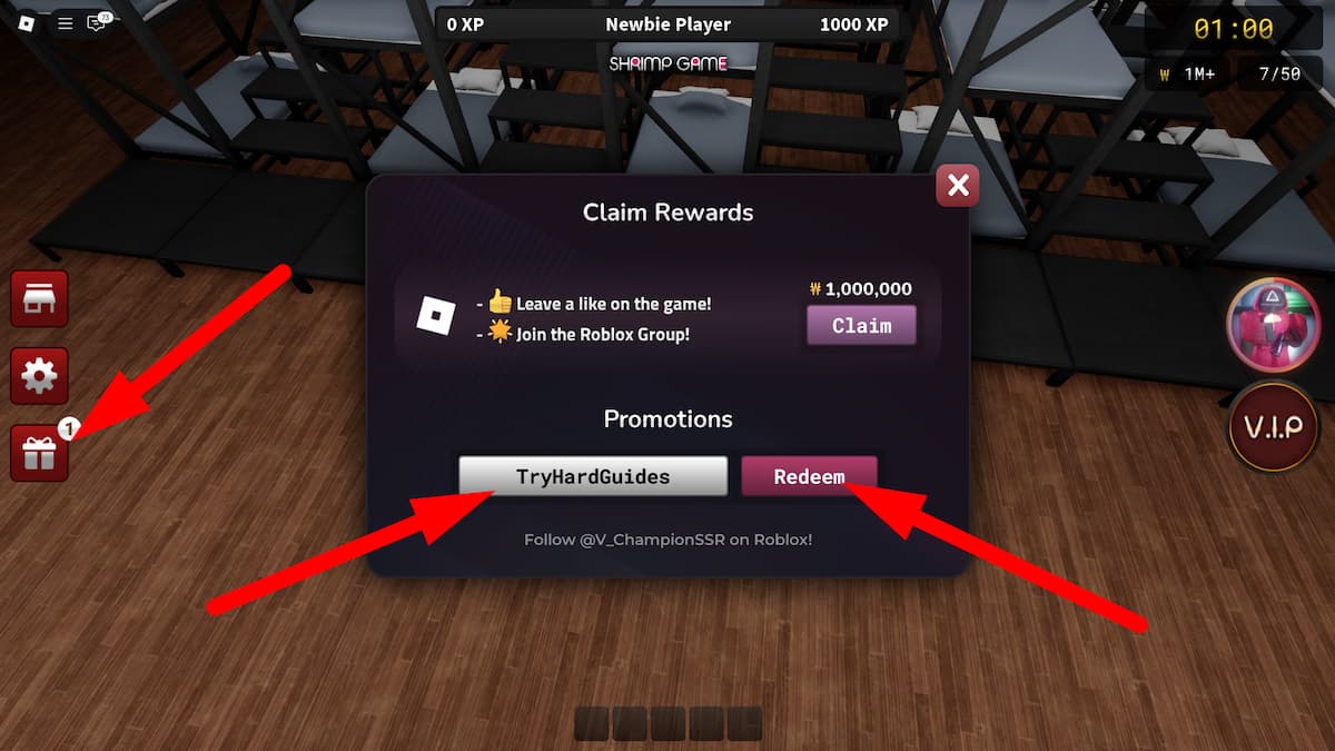 Shrimp Game Codes [Sale] (December 2025) - Try Hard Guides