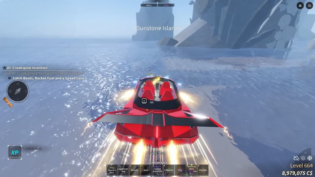 How to Get Secret Speed Core in Fisch - Try Hard Guides