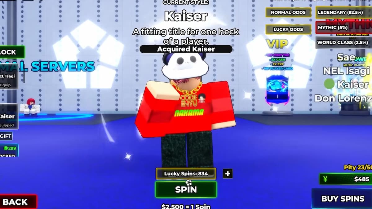 Blue Lock Rivals Kaiser Style Guide - How to Get - Try Hard Guides