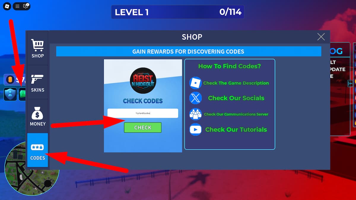 Heist n Hideout Codes (June 2026) - Try Hard Guides