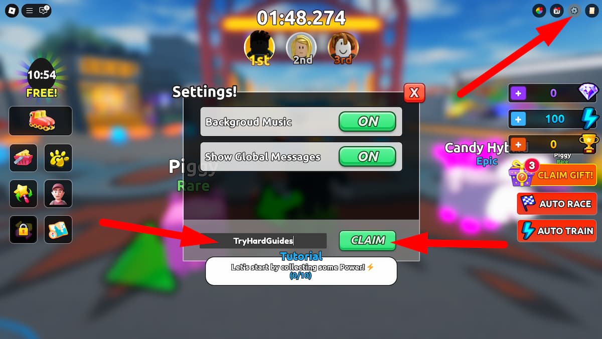 Roller Training Codes [W3] (December 2025) - Try Hard Guides