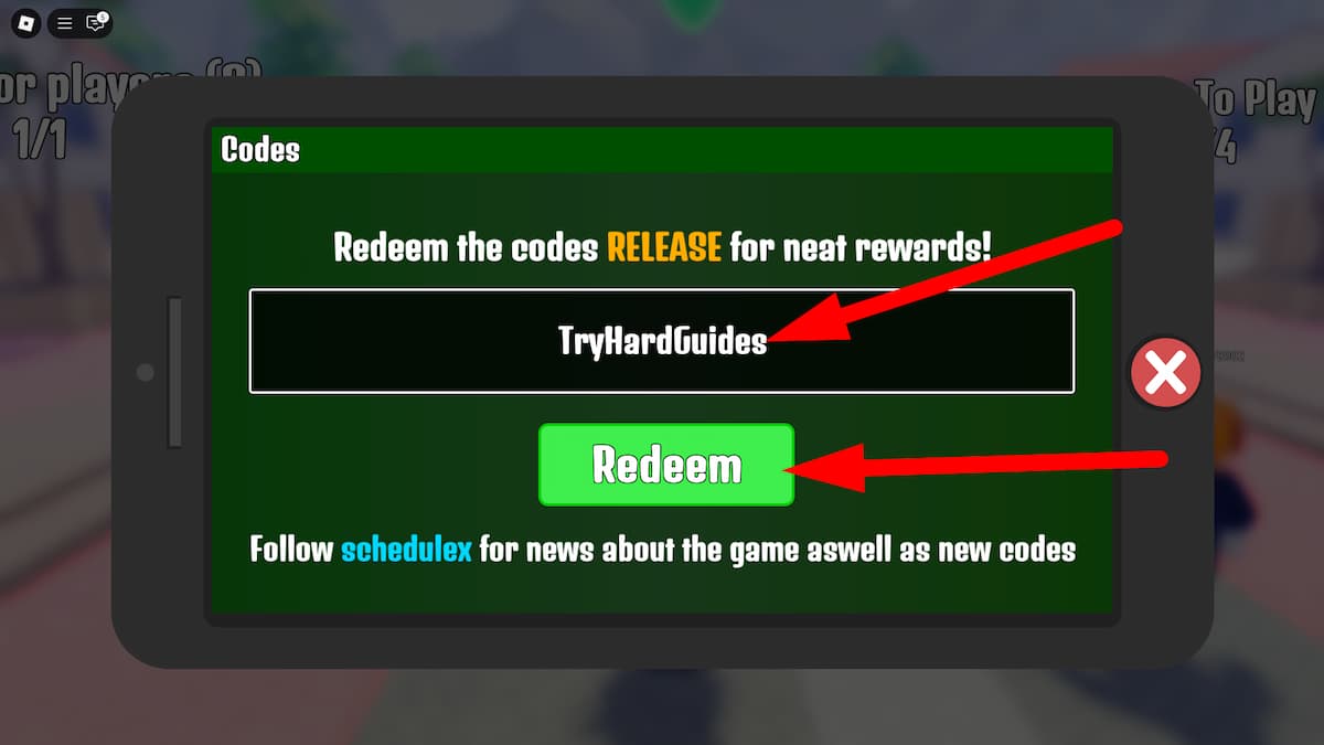 Schedule Codes [New] (May 2026) - Try Hard Guides