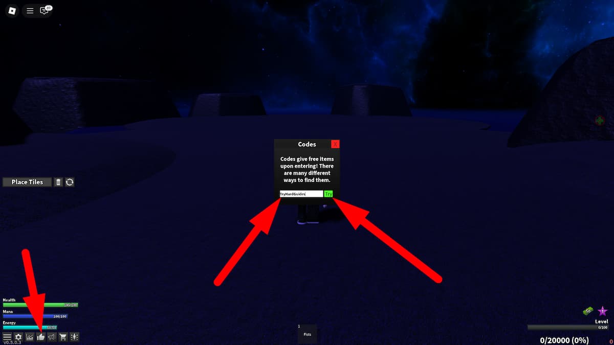Unnamed RPG Game Codes [Chaos] [Alpha Testing] (March 2026) - Try Hard ...