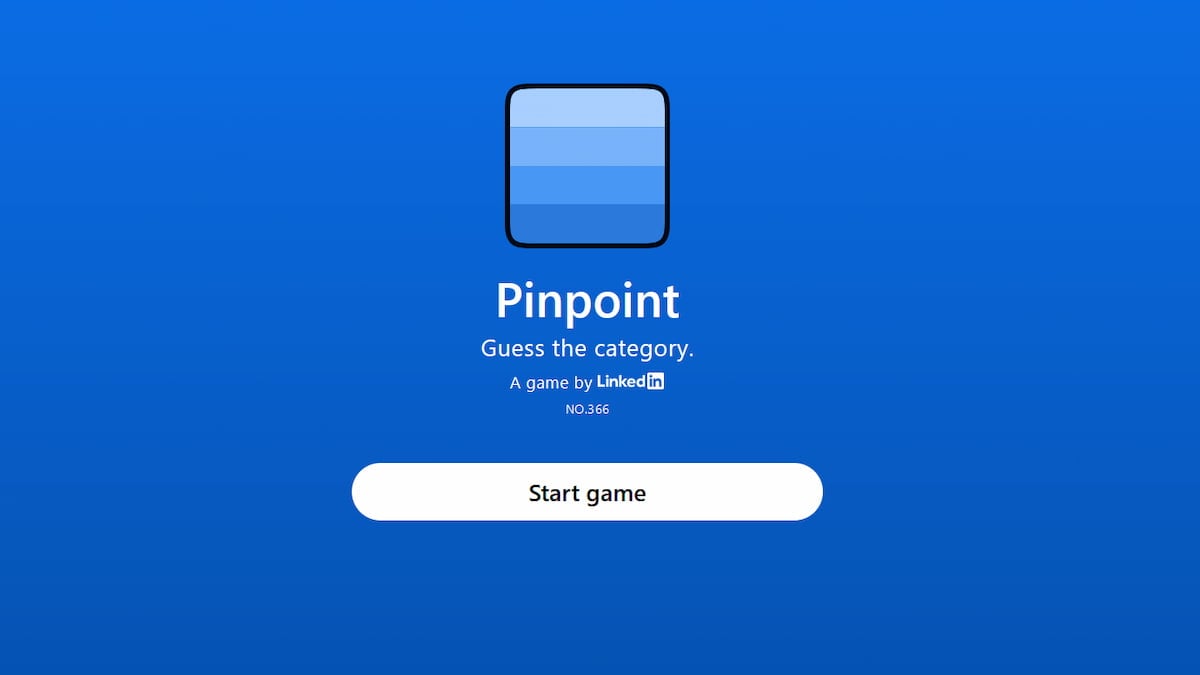 LinkedIn Pinpoint Answer Today (December 2025) - Try Hard Guides