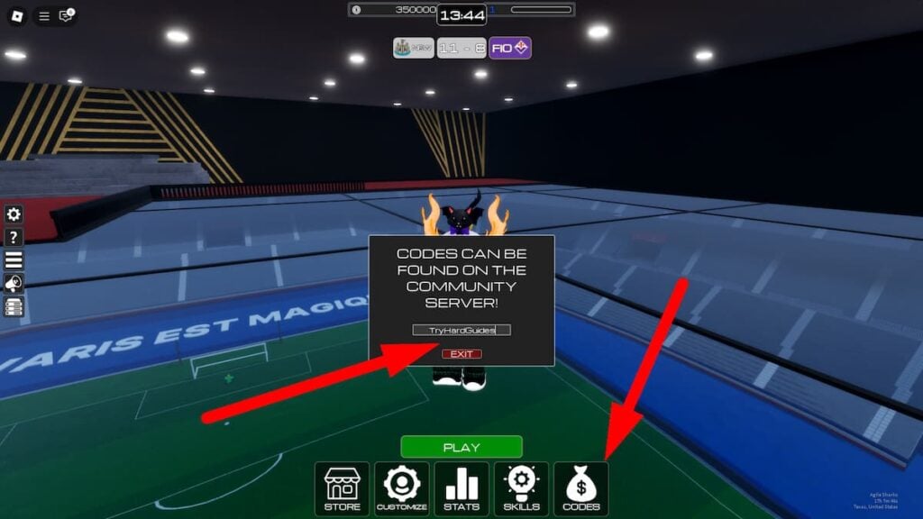 Freestyle Football Codes [4v4] (December 2025) - Try Hard Guides