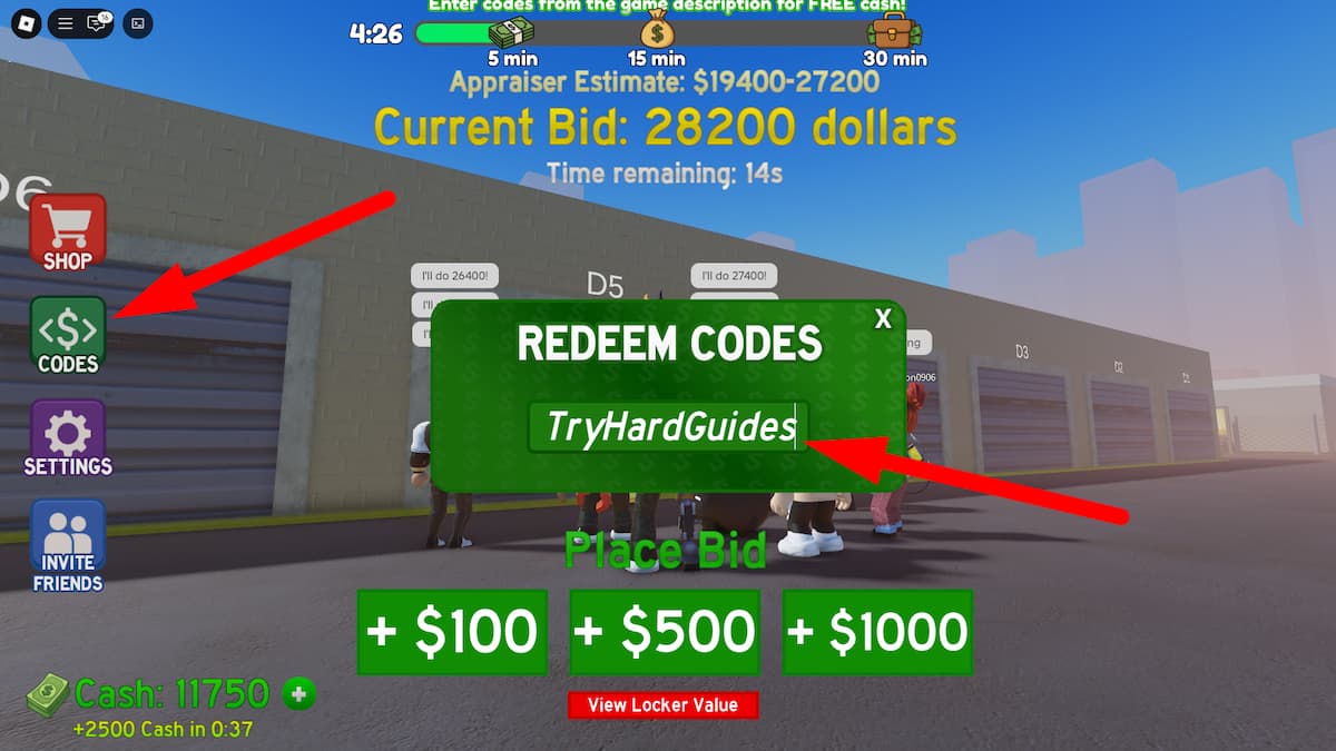 Jackpot Codes [Bid War] (June 2026) - Try Hard Guides