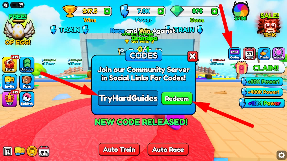 Race Swimmer Simulator Codes [Upd] (May 2026) - Try Hard Guides