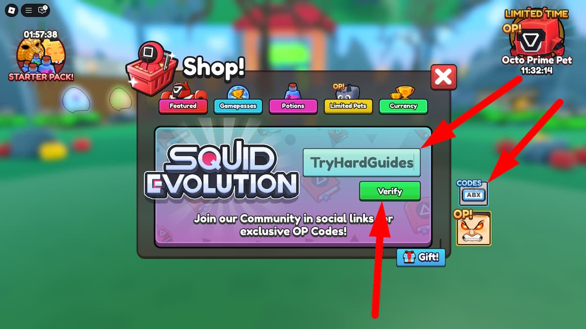 Squid Evolution Codes (May 2026) - Try Hard Guides