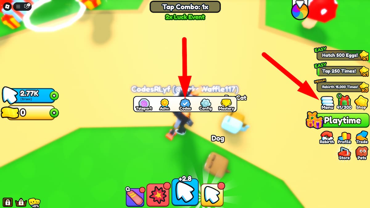 Tapping Infinity Codes [Upd] (June 2026) - Try Hard Guides