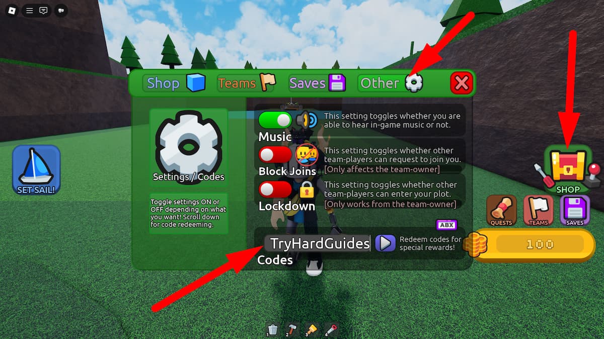 Building Boats Codes [Wireless] (October 2025) - Try Hard Guides