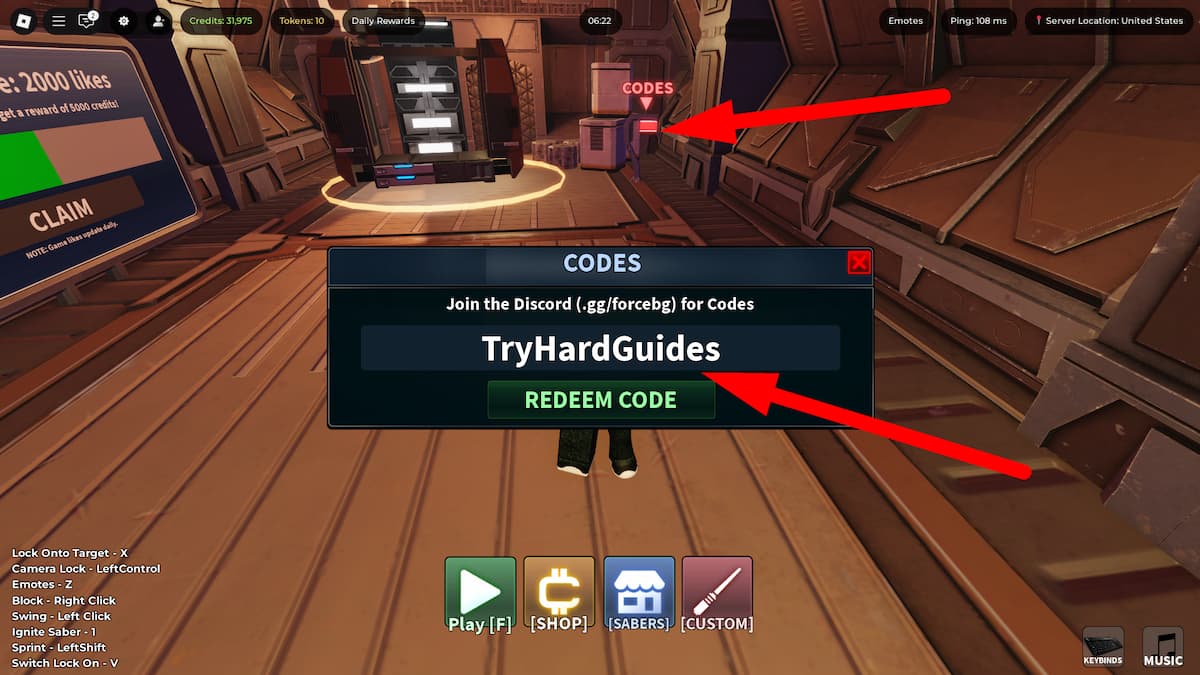 Force Battlegrounds Codes [Ranked] (November 2025) - Try Hard Guides