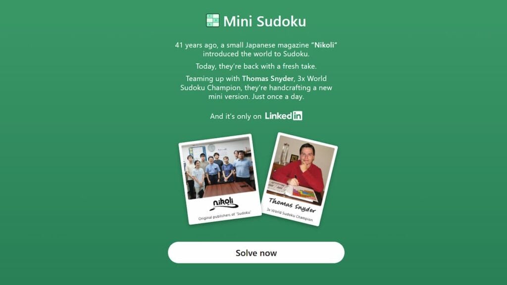 LinkedIn Mini Sudoku Answer Today (May 2026) - Try Hard Guides