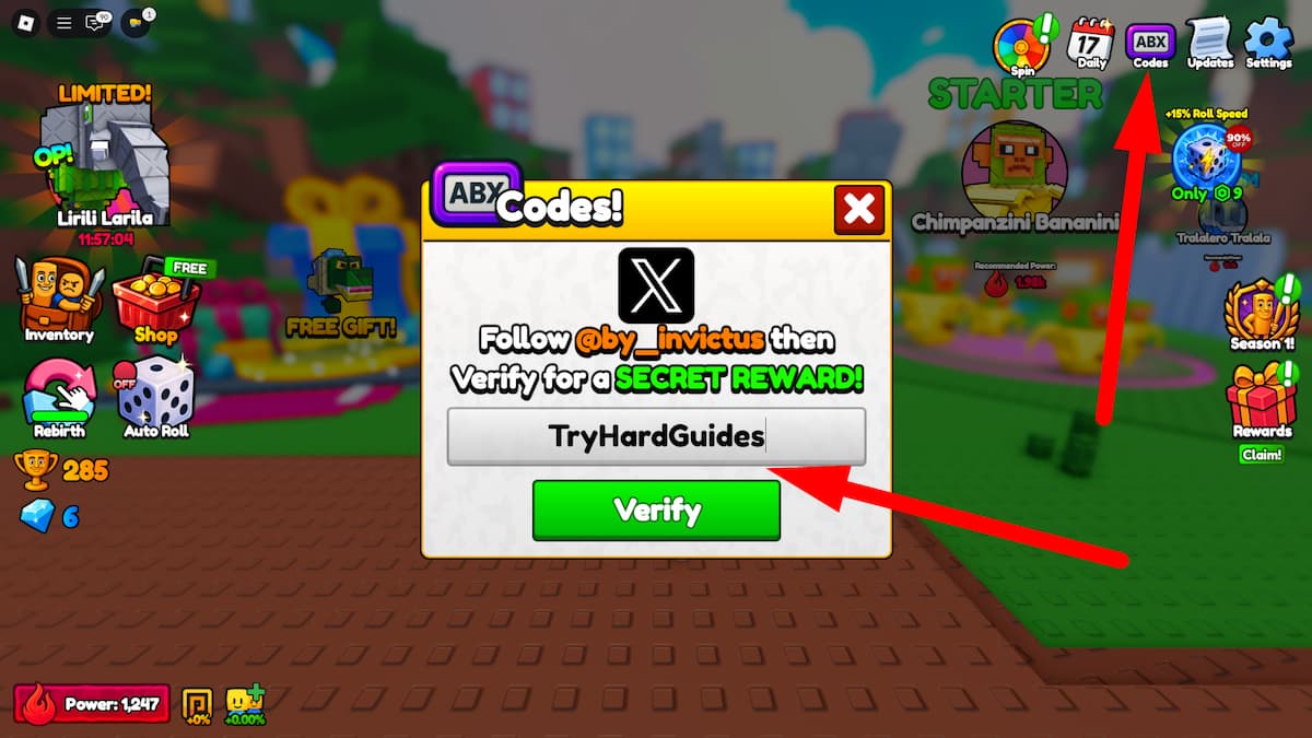 Brainrot Fighters Codes (May 2026) - Try Hard Guides