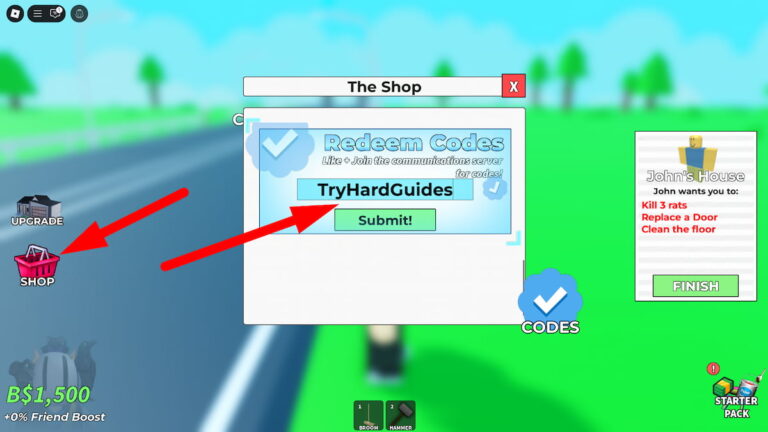 Clean a House Codes (May 2026) - Try Hard Guides