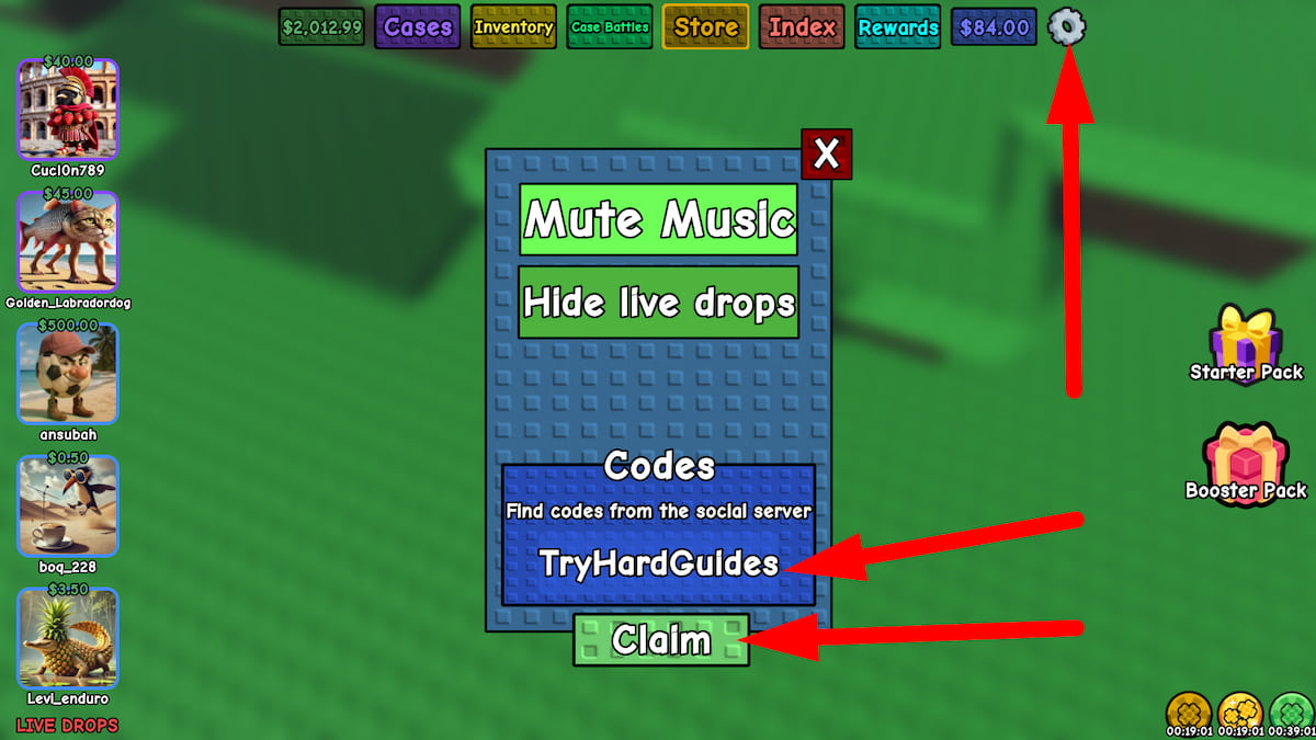 Brainrot Case Opening Codes (May 2026) - Try Hard Guides