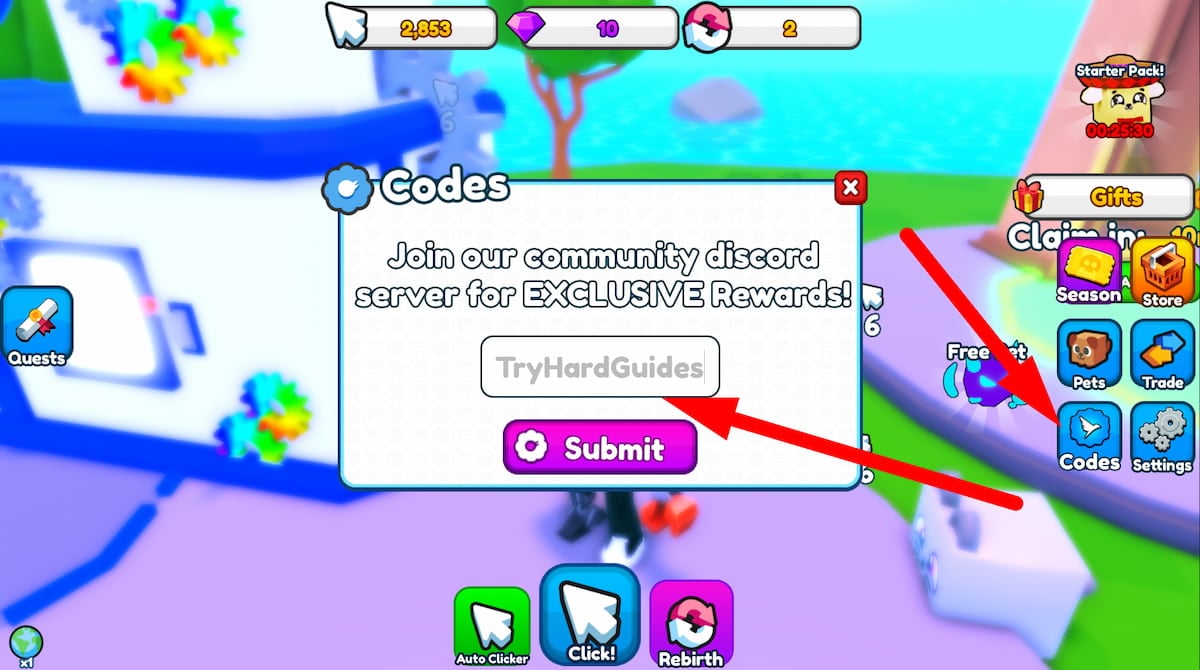 Clicker Islands Codes [x2] (October 2025) - Try Hard Guides