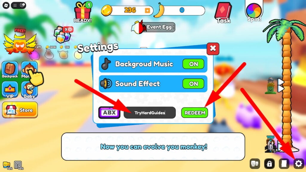 Monkey Climb Codes (January 2026) - Try Hard Guides