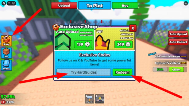 Be a YouTuber Codes (June 2026) - Try Hard Guides