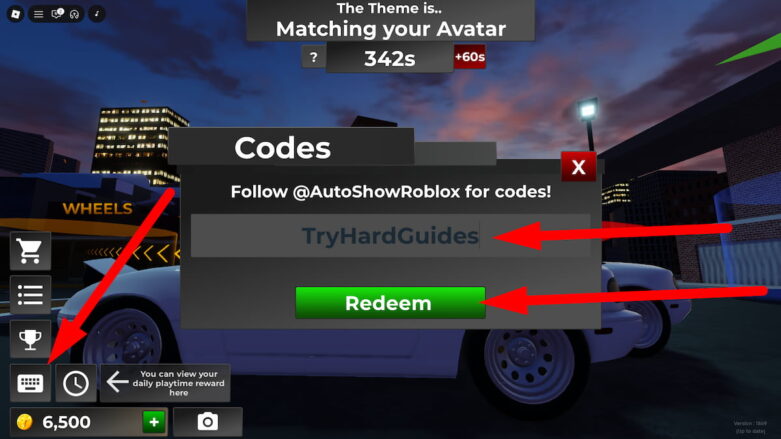 Autoshow Codes [Beta] (June 2026) - Try Hard Guides