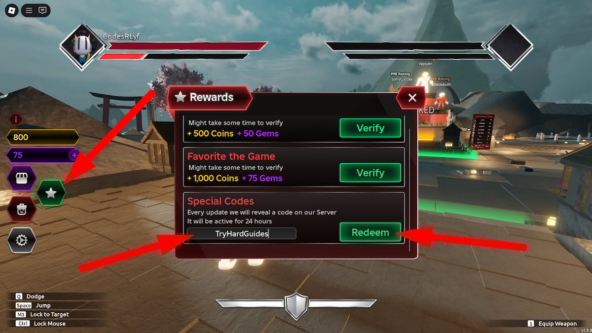 Dueling Grounds Codes (January 2026) - Try Hard Guides