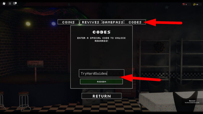 FNAF Eternal Nights Codes [Pizza] (June 2026) - Try Hard Guides