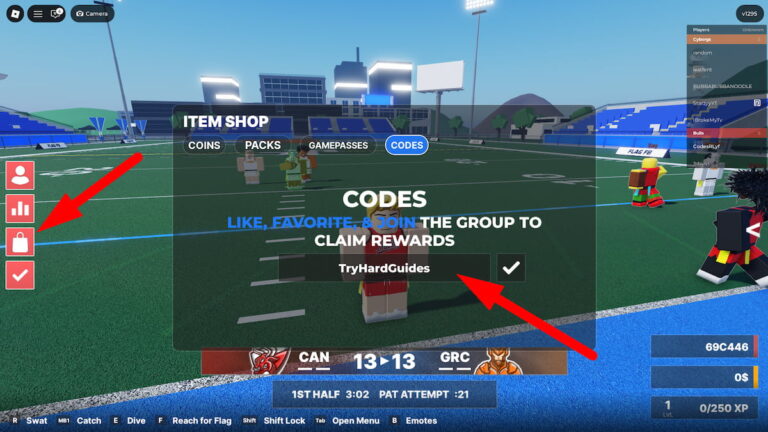 Flag Football Codes [Update] (May 2026) - Try Hard Guides