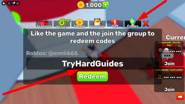 Last Letter Codes [OG] (June 2026) - Try Hard Guides