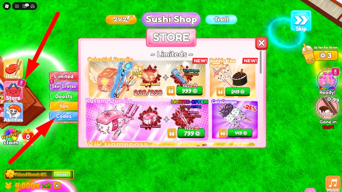 Poison Sushi Challenge Codes (January 2026) - Try Hard Guides