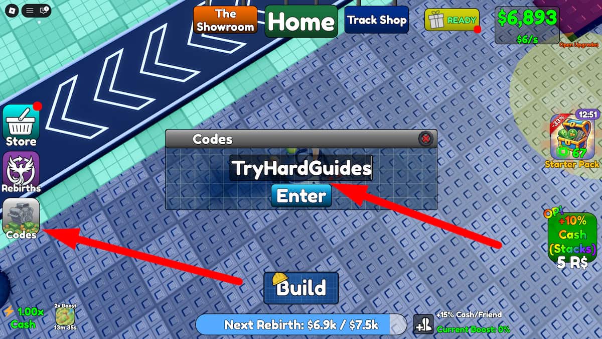 Build a Racetrack Codes (May 2026) - Try Hard Guides