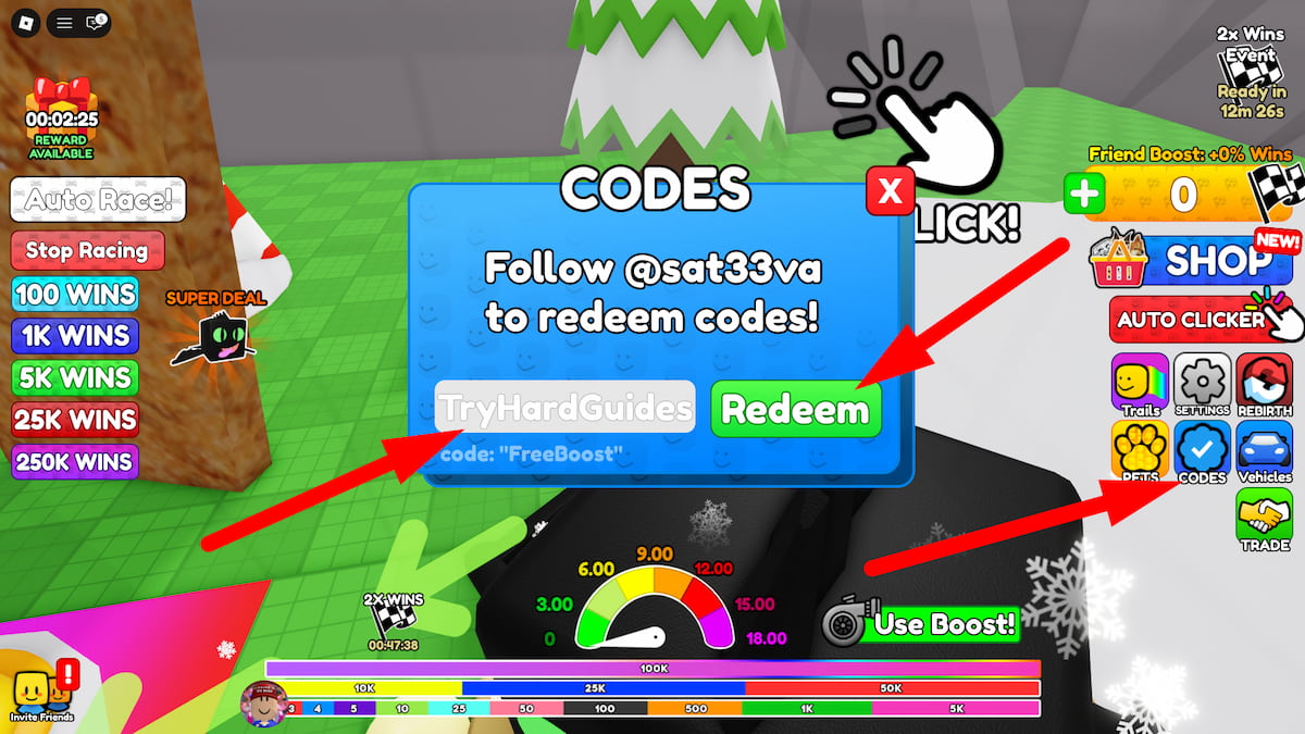 Christmas Race Codes [Upd] (July 2026) - Try Hard Guides