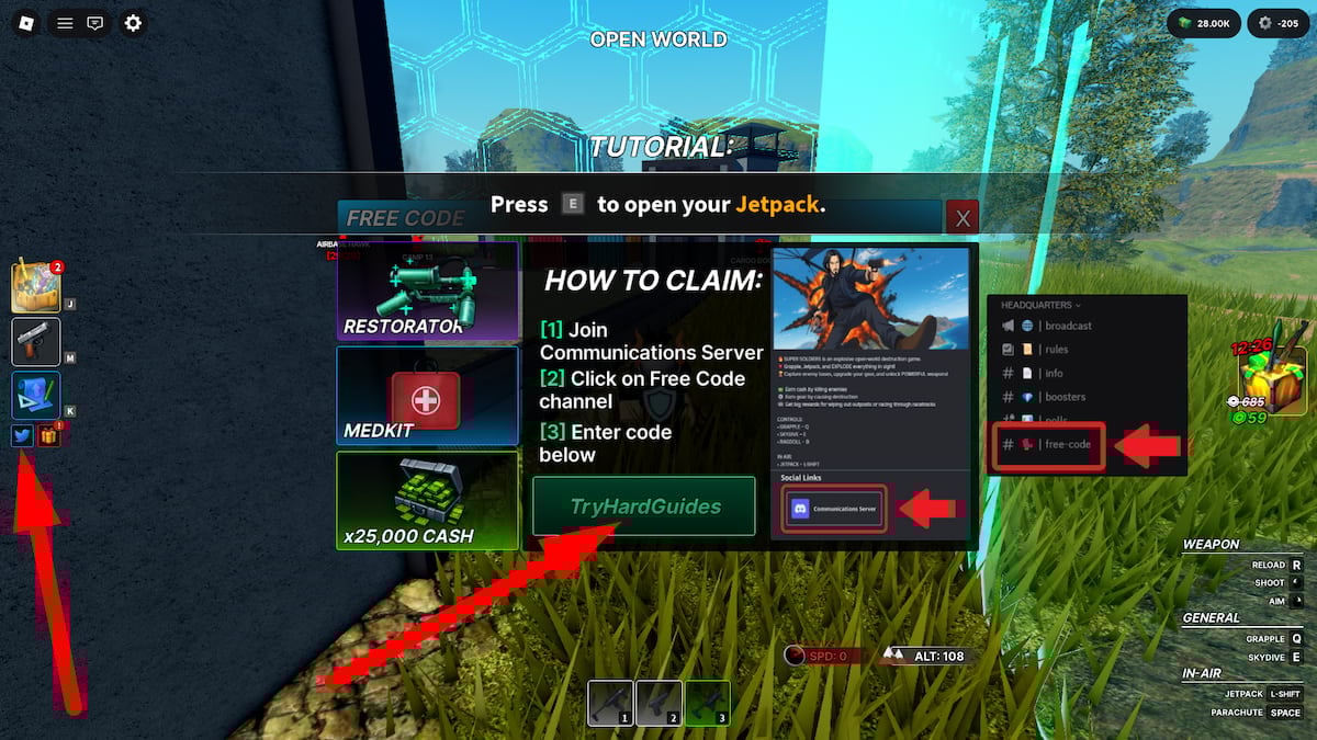 Super Soldiers Codes [Upd] (December 2025) - Try Hard Guides