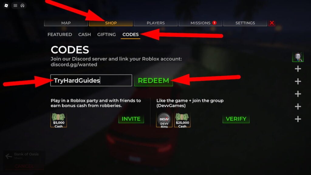 Roblox Wanted Codes (January 2026) - Try Hard Guides