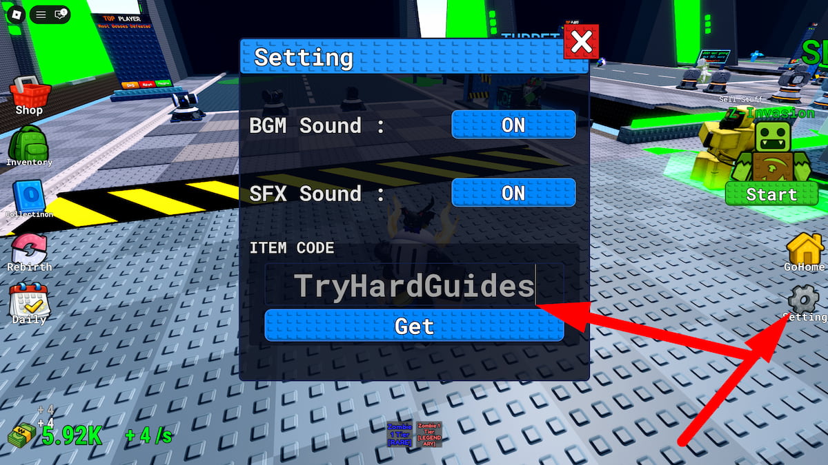 Zombie Merge Turret Defense Codes (May 2026) - Try Hard Guides
