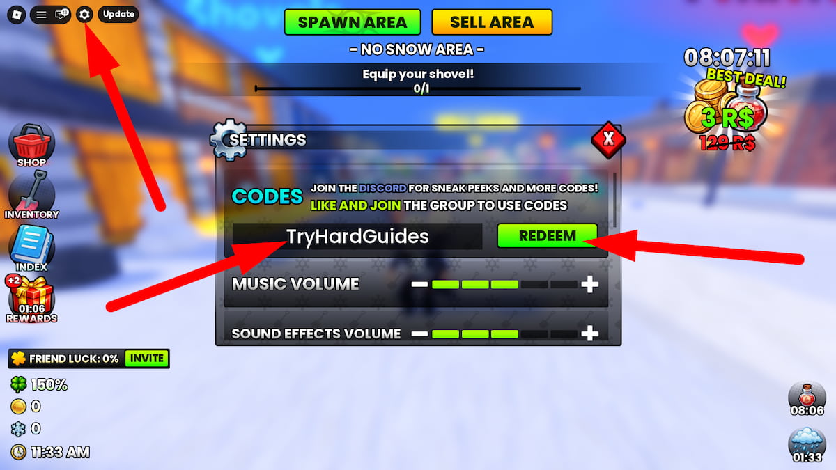 Shovel It Codes [Toxic Update] (June 2026) - Try Hard Guides