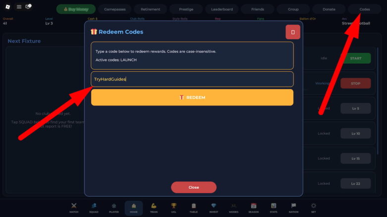 Soccer Legend Incremental Codes (June 2026) - Try Hard Guides